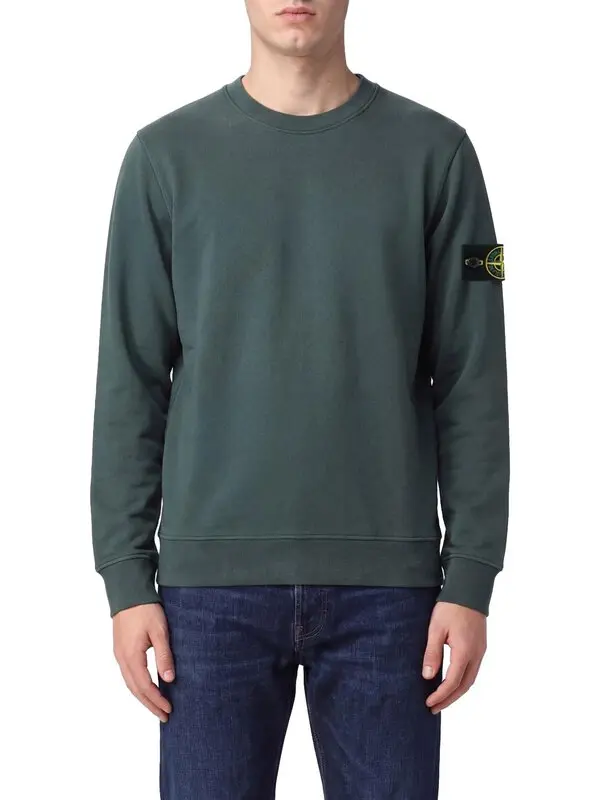 Stone Island Crewneck Sweatshirt - Forest Green