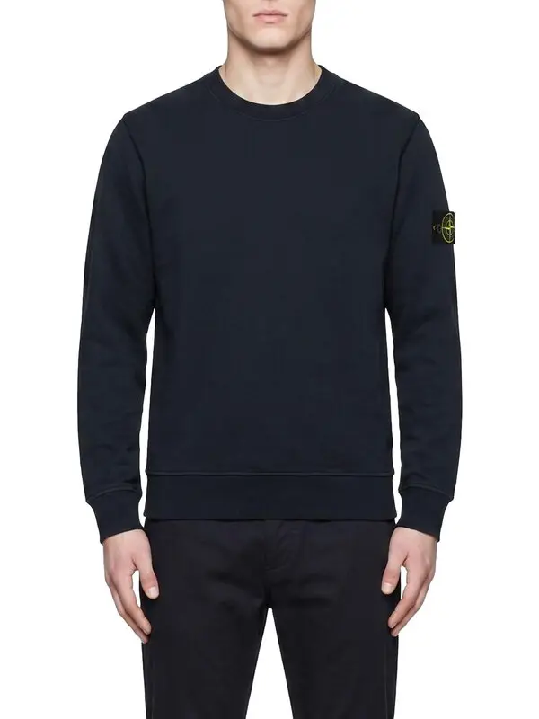 Stone Island Crewneck Sweatshirt - Navy