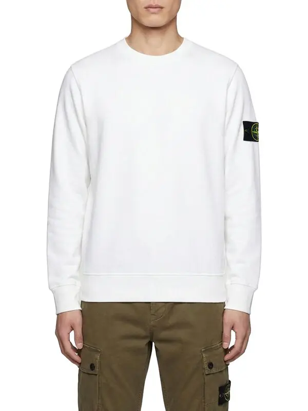 Stone Island Crewneck Sweatshirt - White