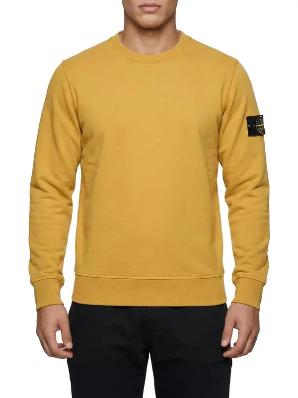 Stone Island Crewneck Sweatshirt - Yellow