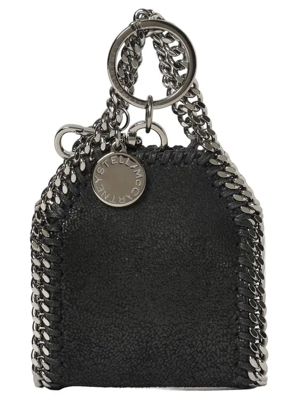 Stella McCartney Alter Mat Keychain With Chain Trim - Black