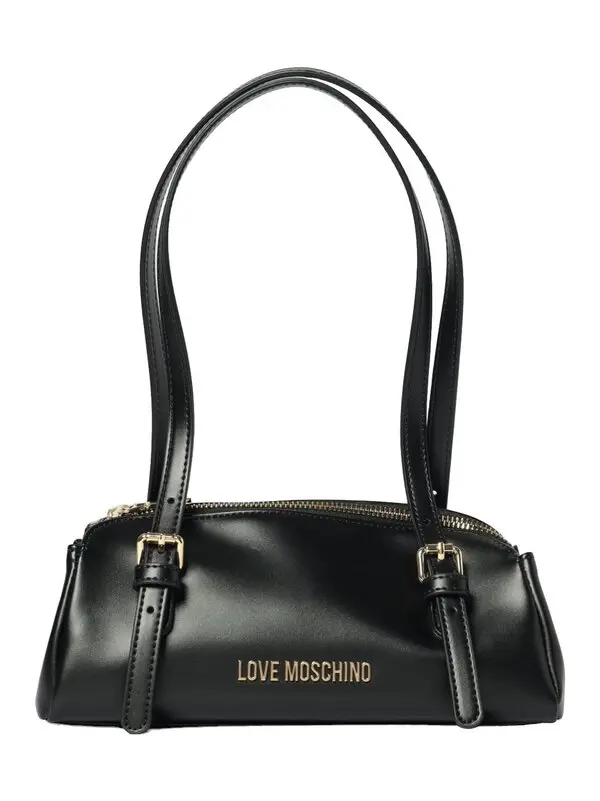 Moschino Faux Leather Bag - Black
