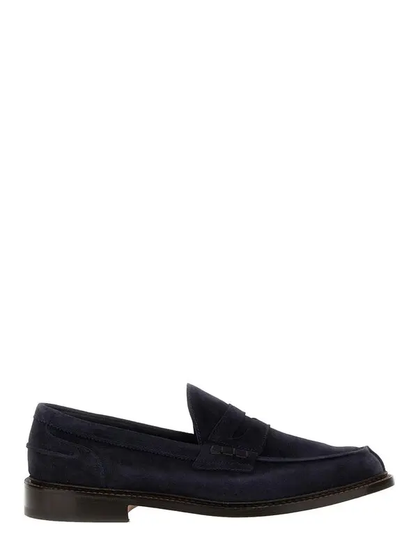 TRICKER'S Suede Loafers - Blue