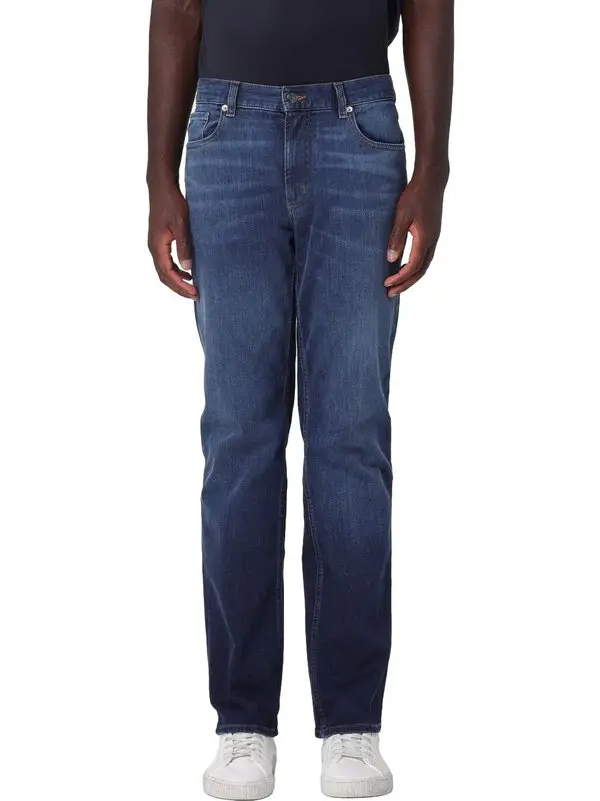 Emporio Armani Slim Fit Stretch Cotton Denim Jeans - Blue