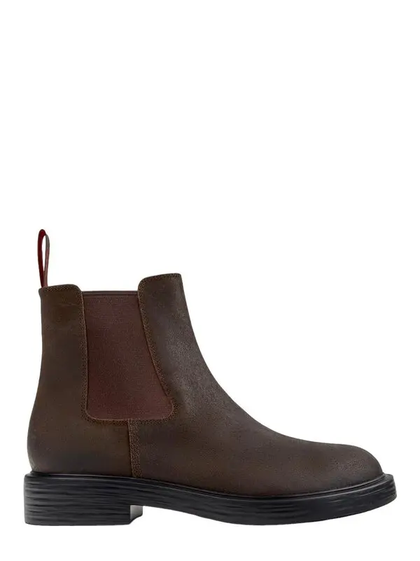 Camper Dean Suede Ankle Boots - Brown