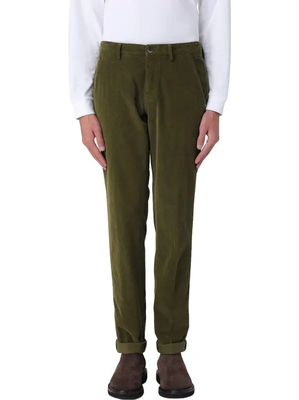 MASON'S Tailored Corduroy Trousers - Green