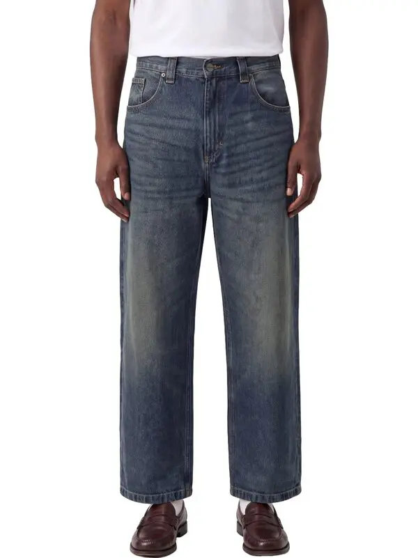 Carhartt Work In Progress Brandon Wide-leg Denim Jeans - Navy