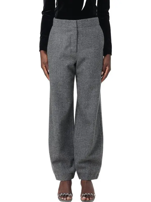 Emporio Armani Tailored Wide Leg Trousers - Grey