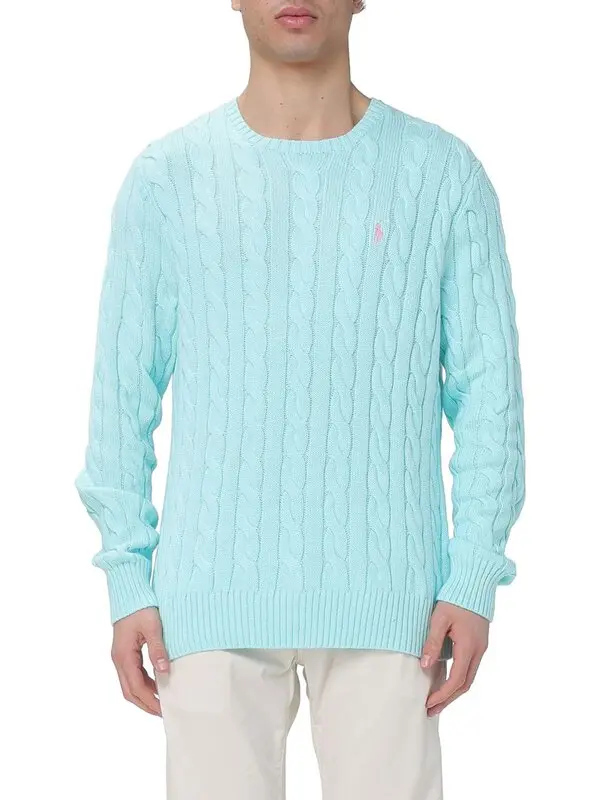 Polo Ralph Lauren Cable Knit Jumper - Gnawed Blue