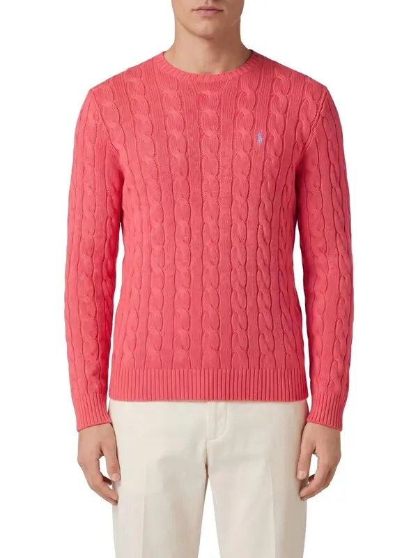 Polo Ralph Lauren Cable Knit Jumper - Pink