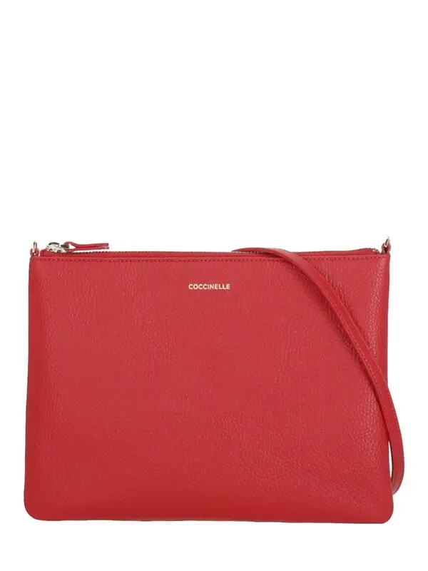 COCCINELLE Grained Leather Clutch - Blue 1