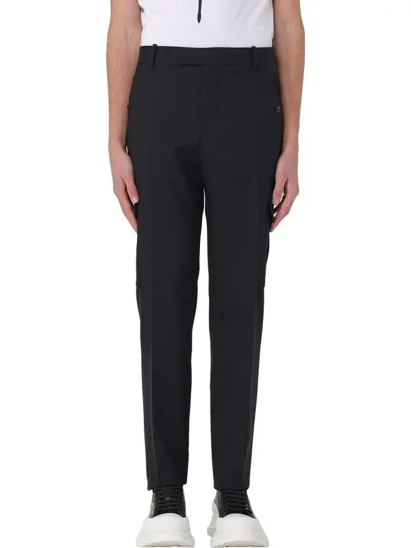 Alexander McQueen Tailored Cargo Trousers - Black