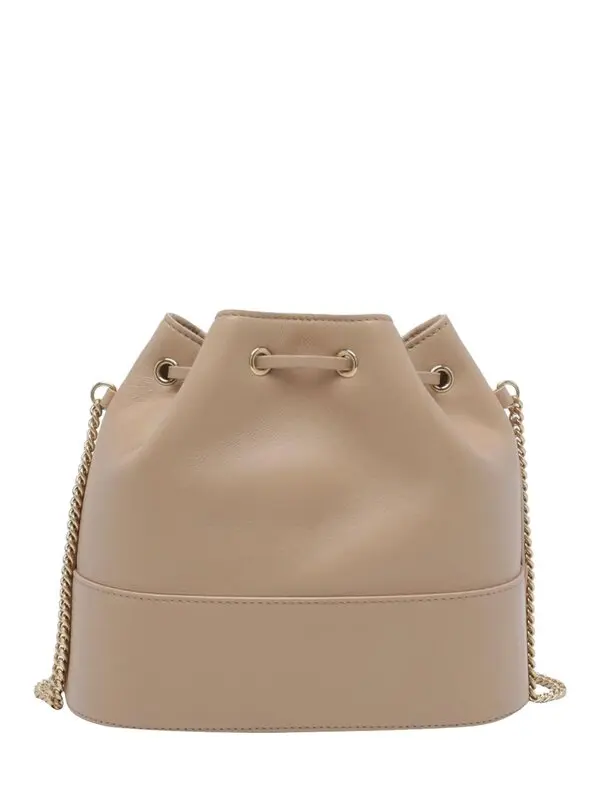 Valentino Garavani Vlogo Signature Mini Bucket Bag In Calf Leather - Pink