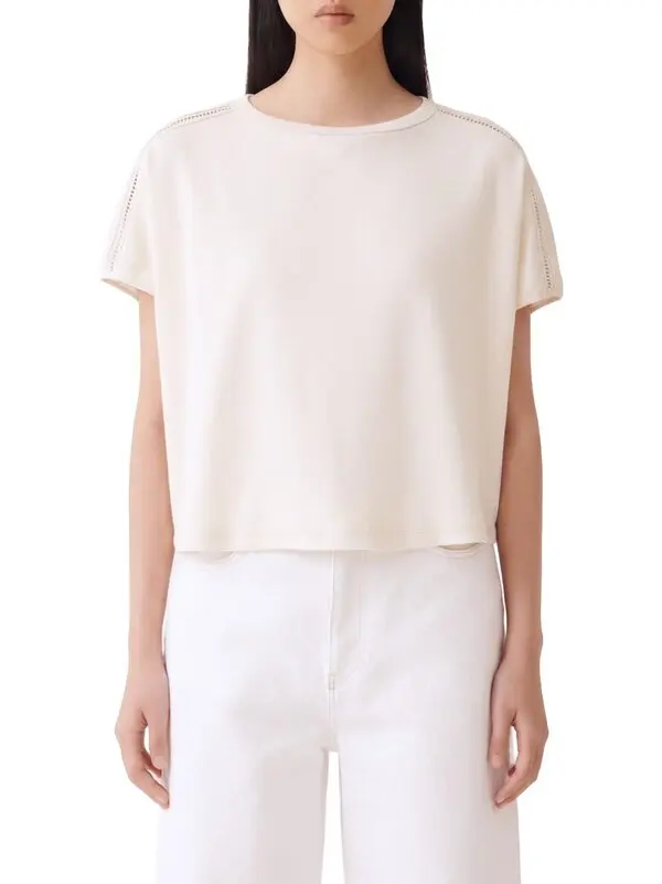 Fabiana Filippi Cotton Jersey T-shirt - Butter