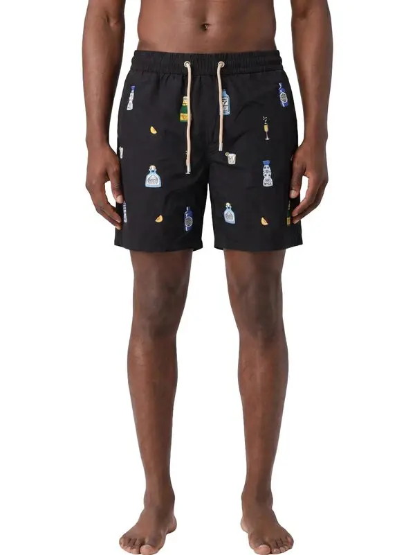 MC2 SAINT BARTH Polyester Swim Shorts - Black