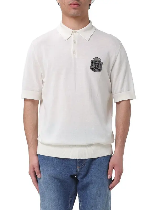 Dolce & Gabbana Polo Shirt Colour - White