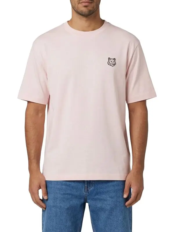 Maison Kitsuné Cotton T-shirt With Logo - Violet