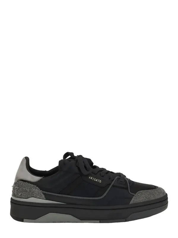 Axel Arigato Calf Leather And Suede Clay Sneakers - Black