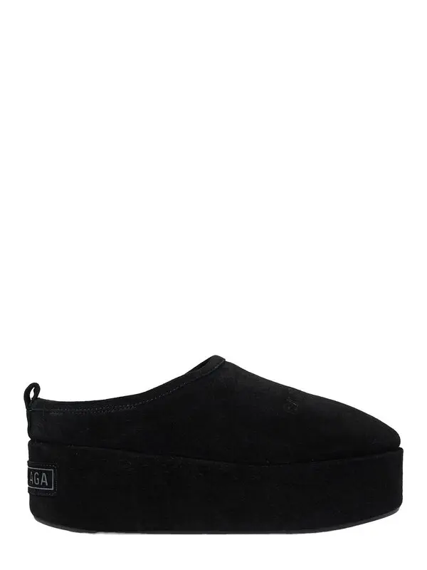 Balenciaga Platform Slip-on Shoes - Black