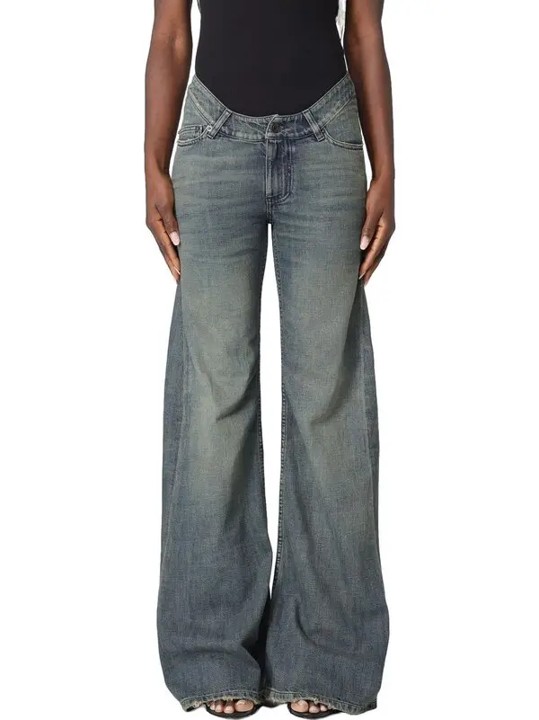 Balenciaga Wide Leg Jeans - Blue