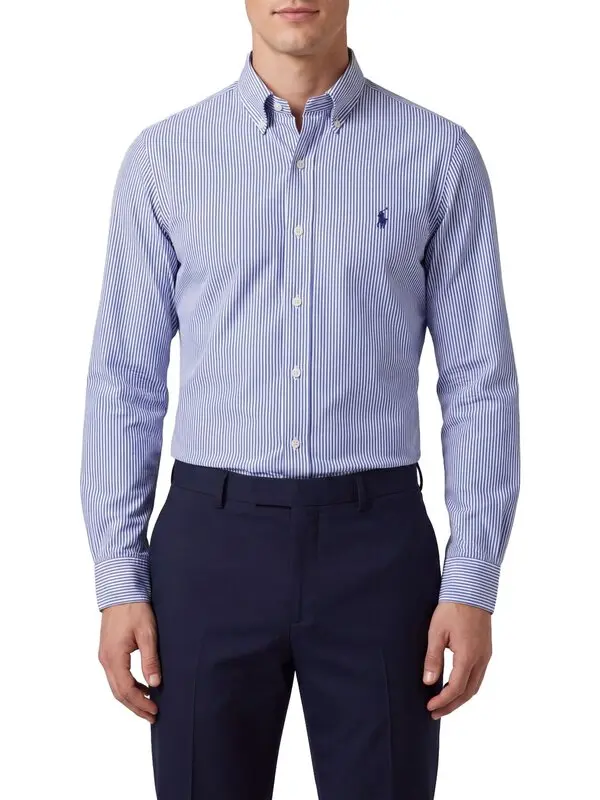 Polo Ralph Lauren Stretch Cotton Casual Shirt - Ink