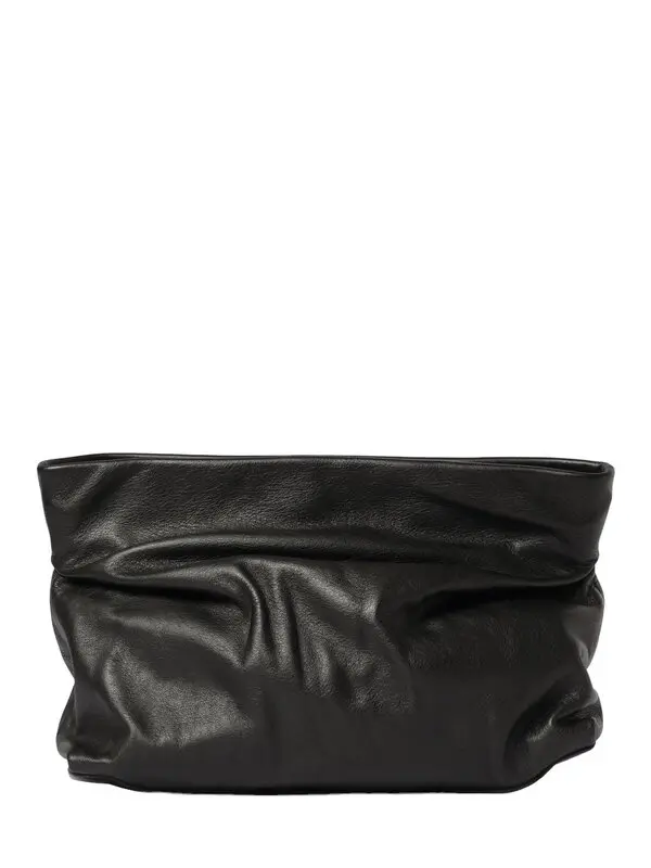 VIC MATIE Leather Handbag - Black