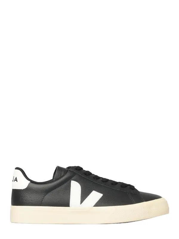 VEJA Campo O.t. Leather Low Top Sneakers - Black