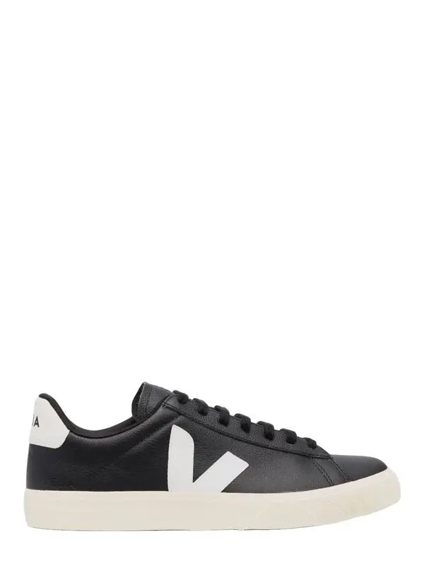 VEJA Campo O.t. Leather Low Top Sneakers - Black