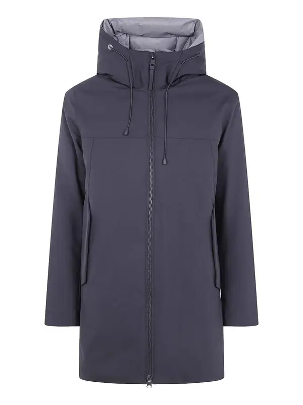 PEOPLE OF SHIBUYA Hooded Coat - Black