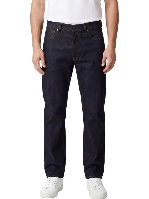 Stone Island Regular Fit Cotton Denim Jeans With Rear Compass Logo - Blue