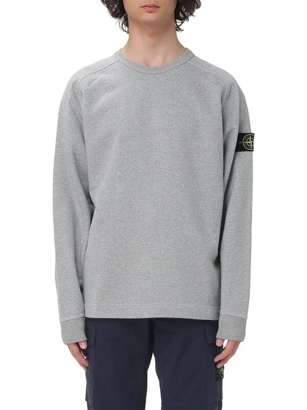 Stone Island Cotton Crewneck Sweatshirt - Grey