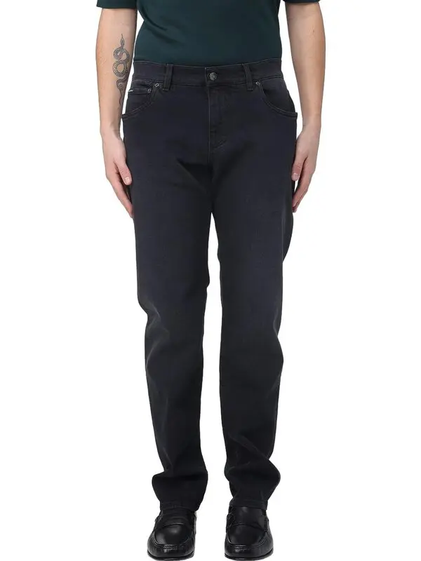 Dolce & Gabbana Slim Fit Stretch Denim Jeans - Grey