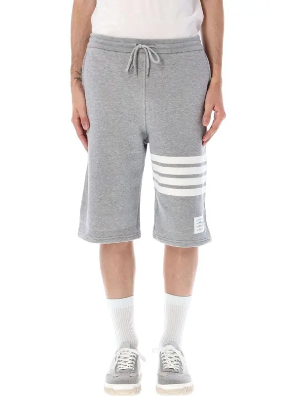 Thom Browne Striped Drawstring Shorts - Grey