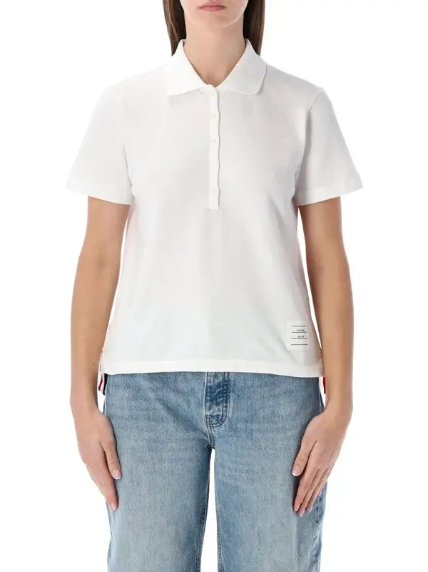Thom Browne Classic Polo Shirt - White