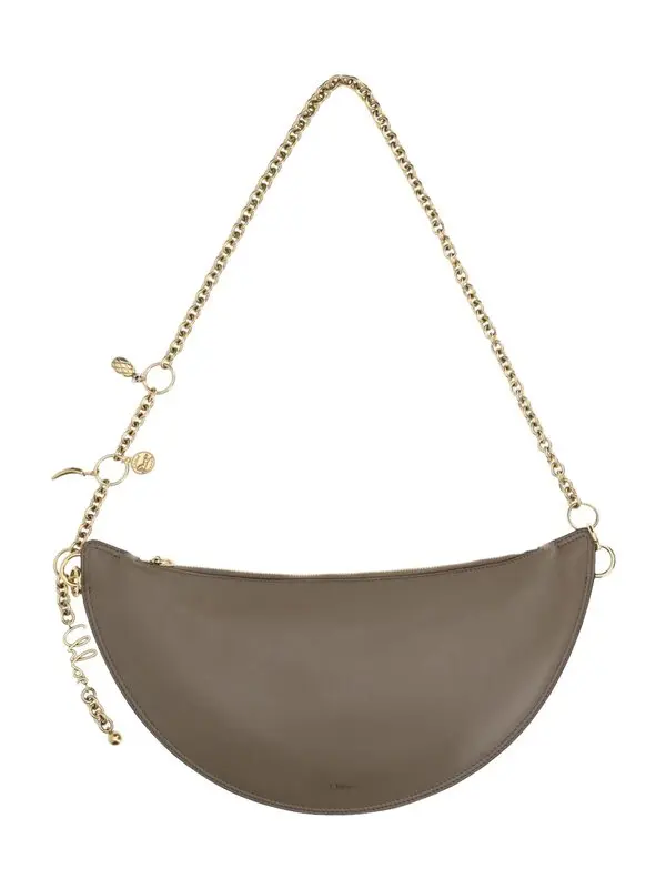 Chloé Icons Leather Shoulder Bag - Grey