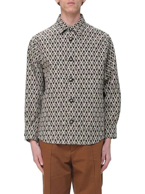 Valentino Garavani Toute La V Cotton And Silk Shirt - Black