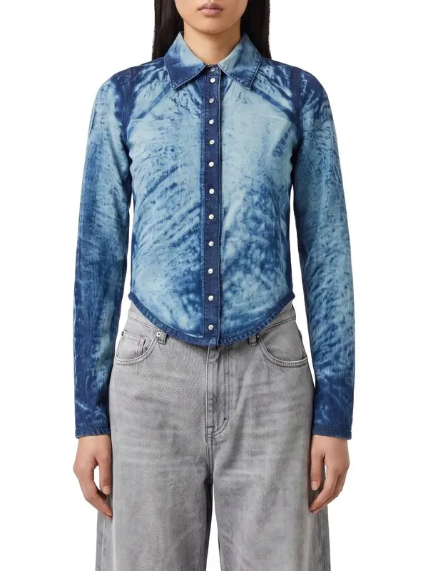 DIESEL® Delyria Longsleeved Shirt - Blue