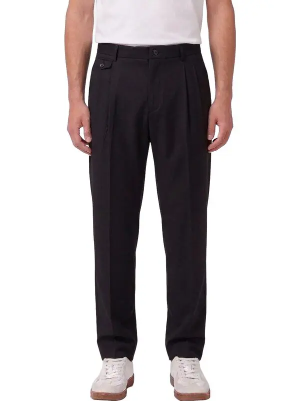 Dolce & Gabbana Stretch Cotton Tailored Trousers - Black