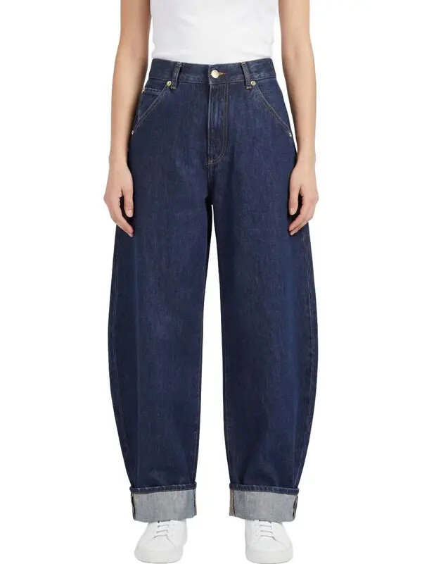 DARKPARK Cotton Denim Baggy Jeans - Blue