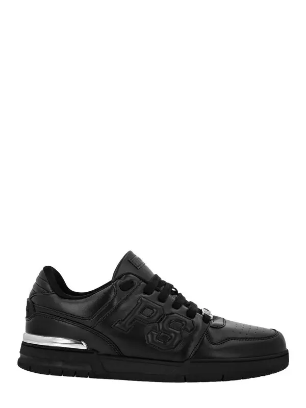 PLEIN SPORT Andrika Leather Sneakers - Black