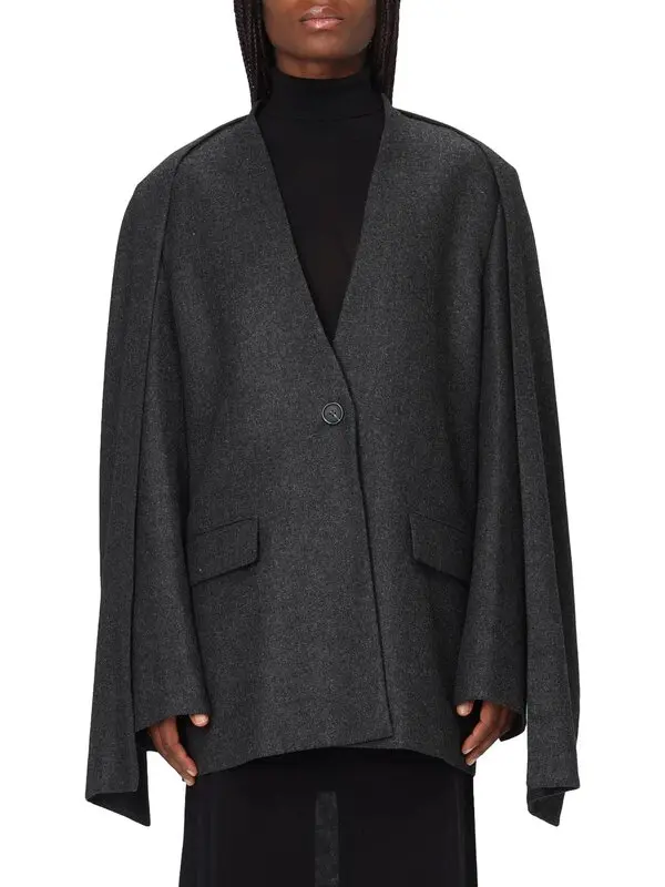 TOTEME Tailored Cape Coat - Grey