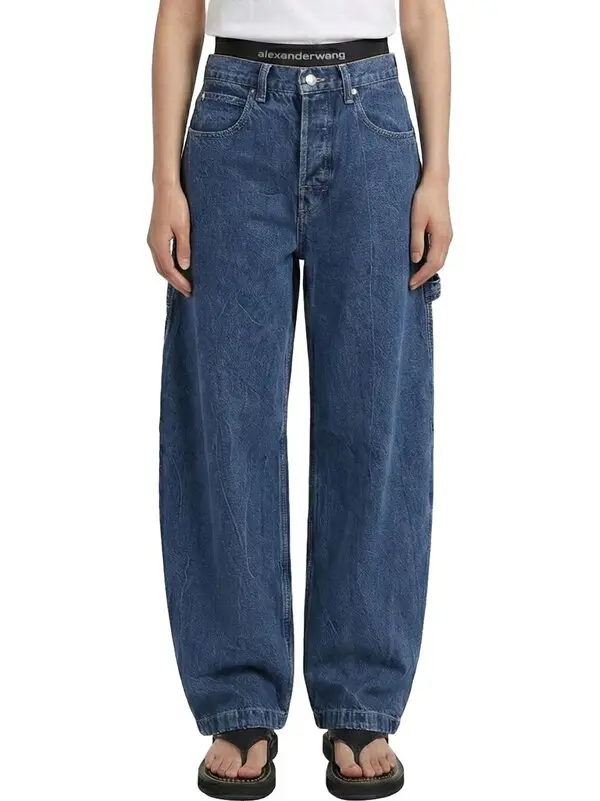 Alexander Wang Baggy Fit Jeans - Blue