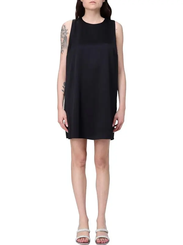TWINSET Satin Tunic - Black