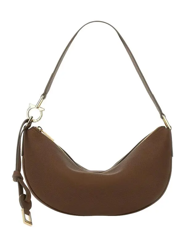 FERRAGAMO Leather Shoulder Bag - Brown