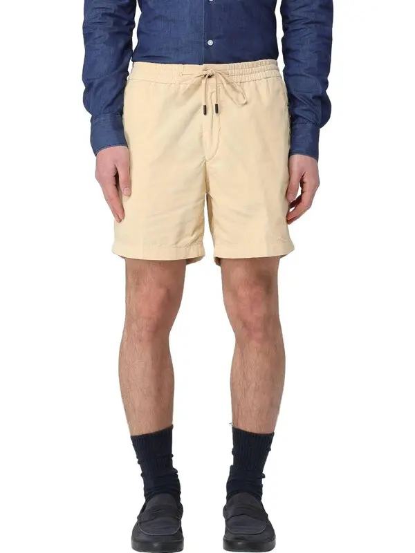 Incotex Velvet Drawstring Shorts - Blue