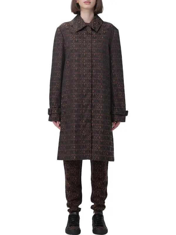 Moschino Printed Jacket - Brown