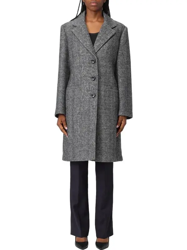 Liu Jo Single Breasted Coat - Grey
