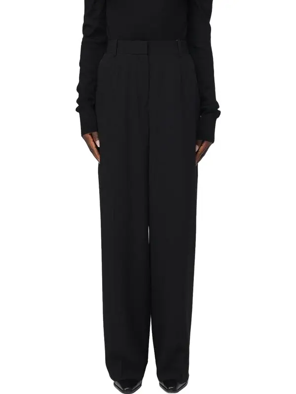 TOTEME Wide Leg Trousers - Black