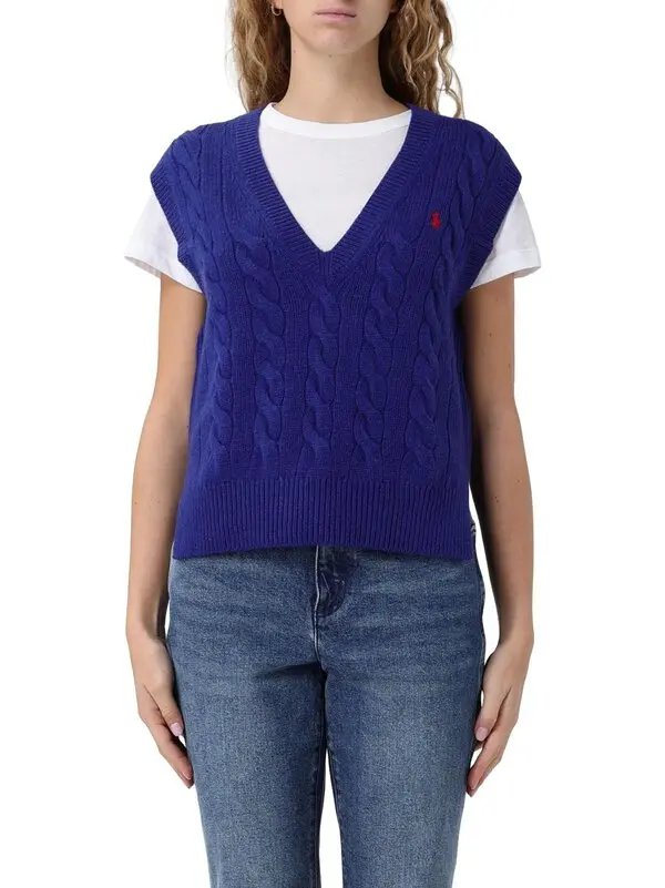 Polo Ralph Lauren Cable Knit Vest - Red