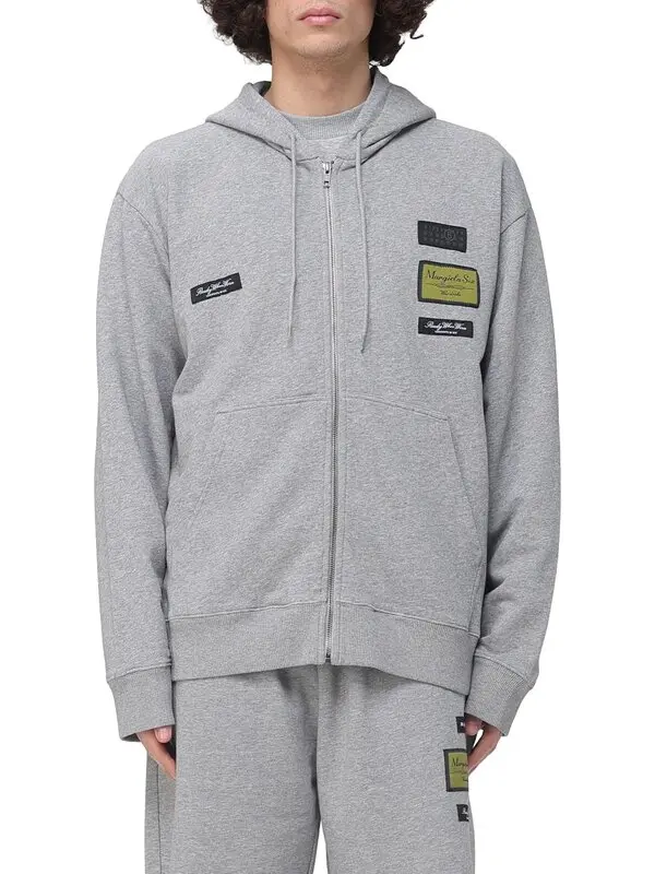 MAISON MARGIELA Zip-up Hoodie - Grey